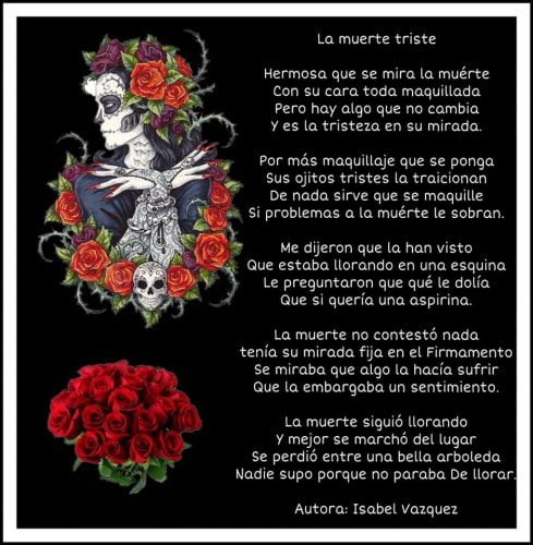 Calaverita la muerte triste | Calaveras Literarias
